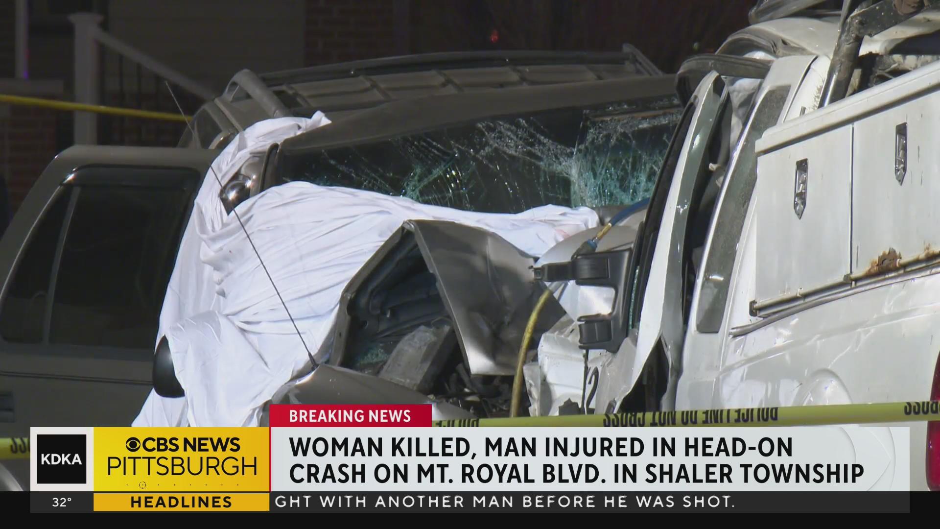 Woman killed in violent head-on crash on Mt. Royal Blvd. in Shaler ...