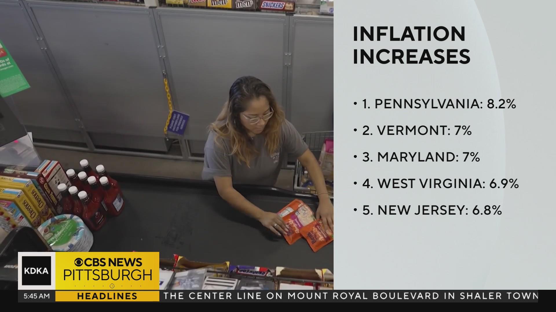 New report shows Pennsylvania ranks worst in U.S. with inflation on ...