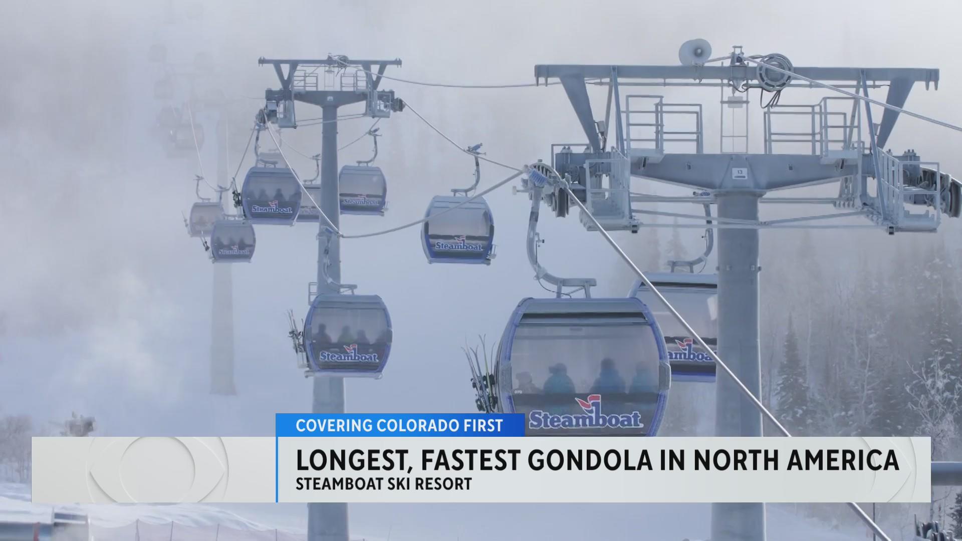 The Wild Blue Gondola opens at Steamboat Ski Resort in Colorado - CBS ...