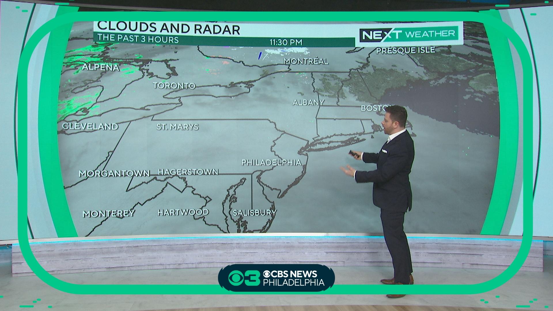 Philadelphia, Pa. weather: Rain, flooding risks Sunday night - CBS ...