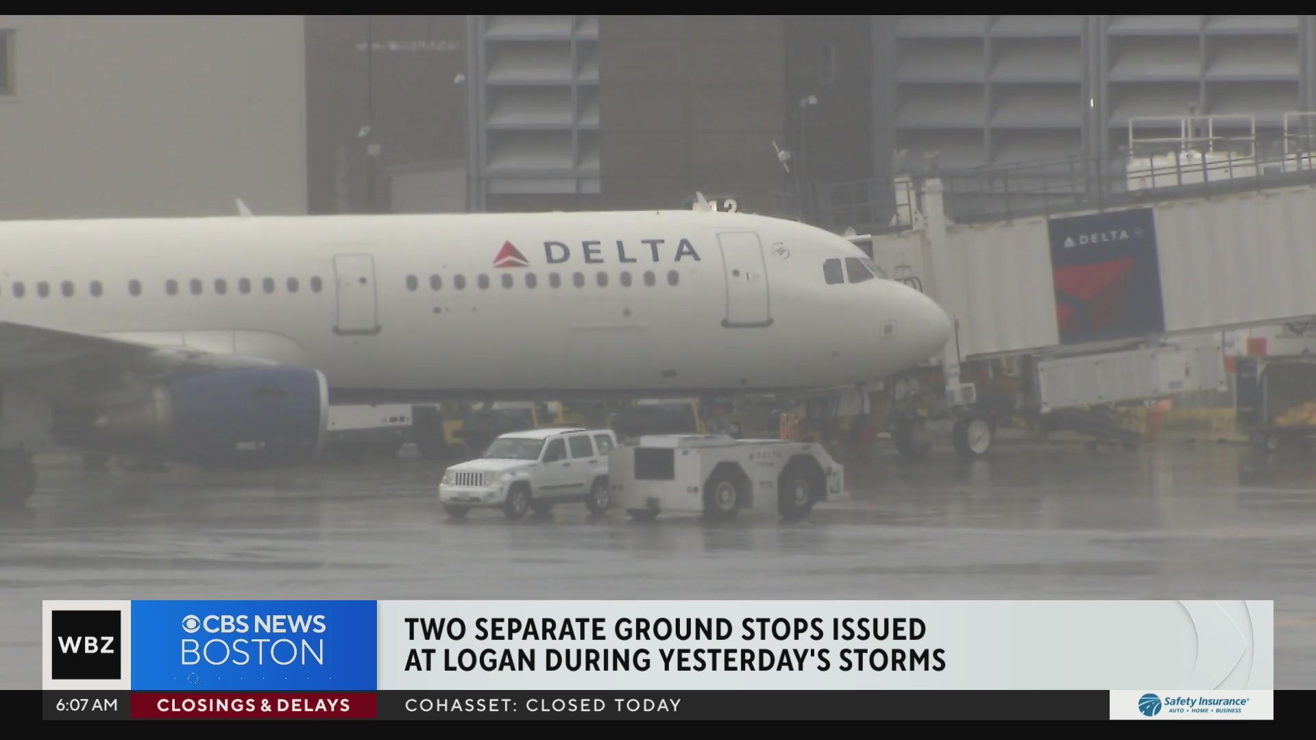Logan Airport works to get back on track after storm caused ground ...