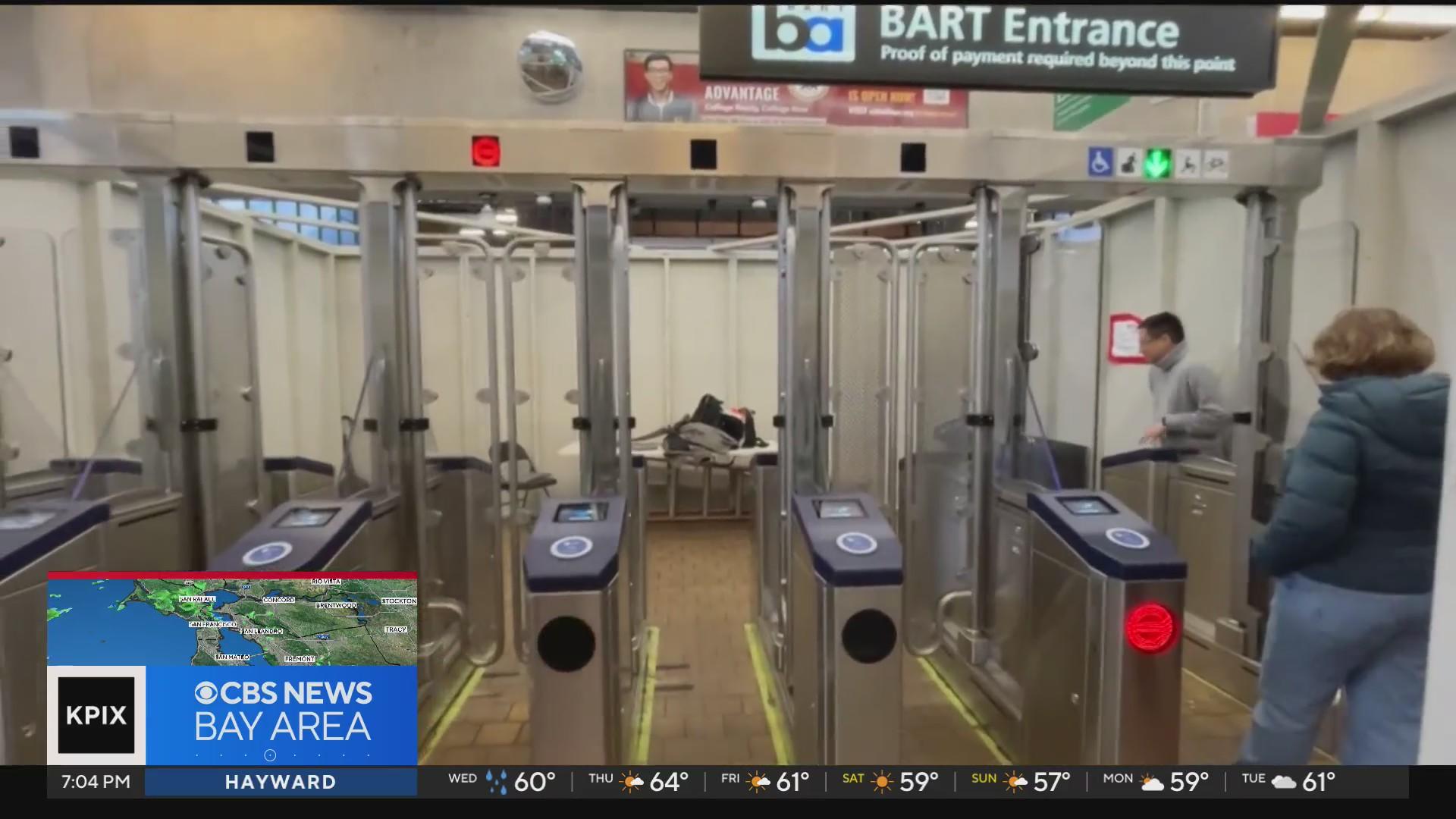 Construction on new BART fare gate prototypes underway at West Oakland ...