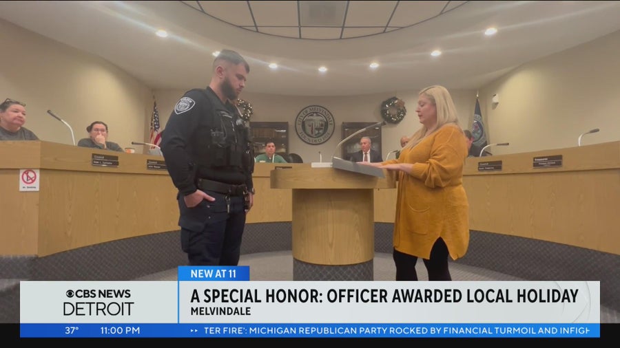 Honoring a local hero: Melvindale police officer gets his own holiday ...