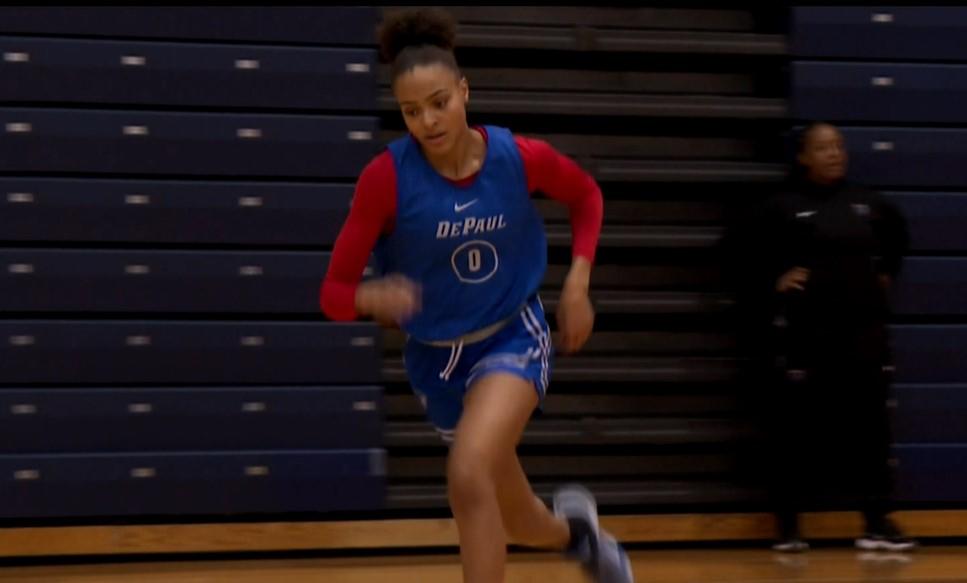 DePaul guard Katlyn Gilbert's son a big Blue Demons fan; and they love ...