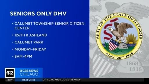 Seniors-only DMV opens in south suburbs - CBS Chicago