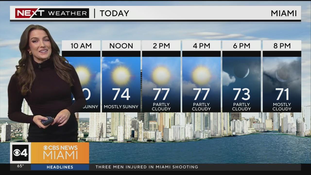 Mild and dry ahead of front that will bring rain, chilly temps - CBS Miami