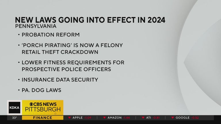 New laws now in effect in Pennsylvania in 2024 - CBS Pittsburgh
