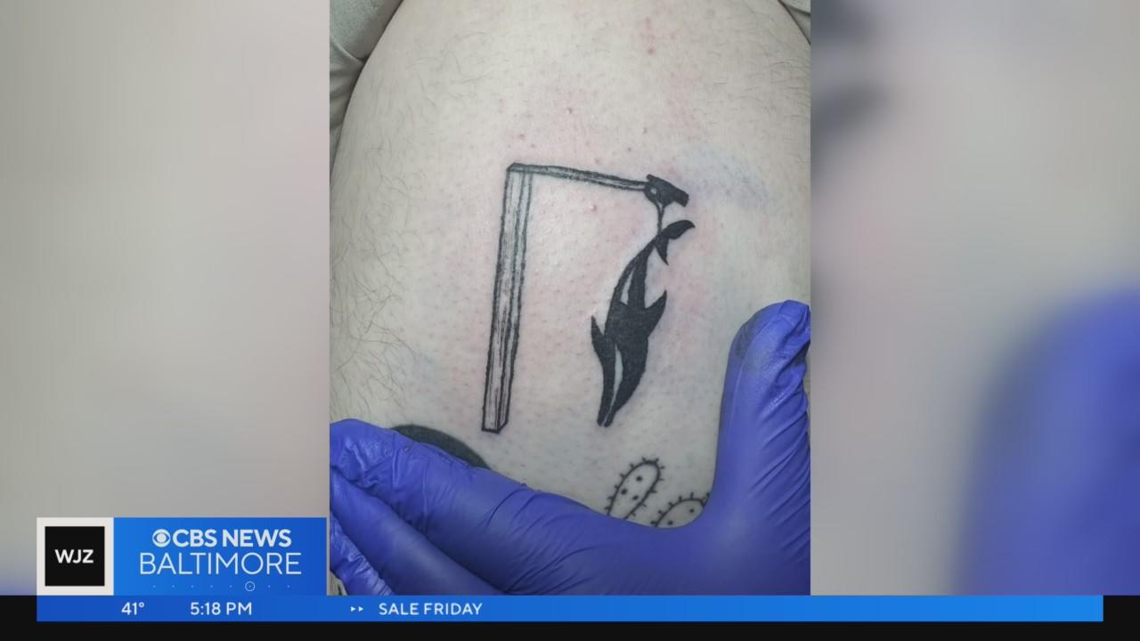 Baltimore Body Art: Ravens' superfan marks each victory with new ...