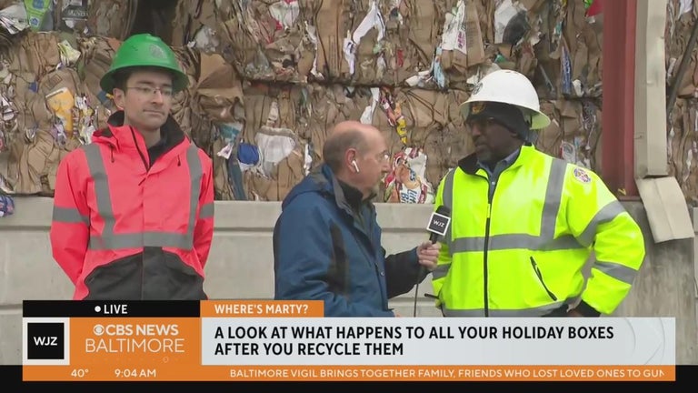 Where's Marty? Learning about post-holiday recycling in Baltimore ...