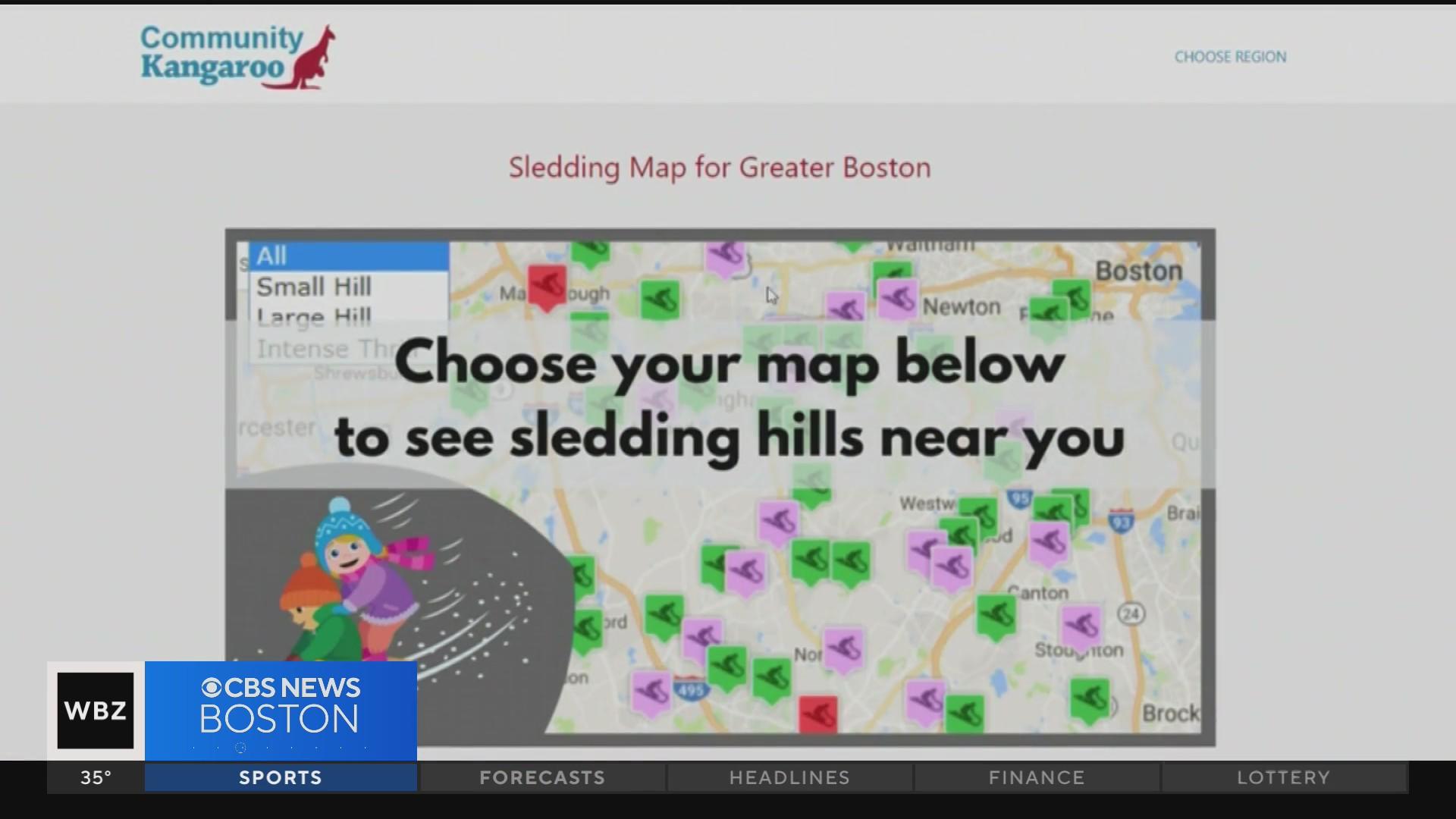 Massachusetts moms group creates list of best places to go sledding in ...