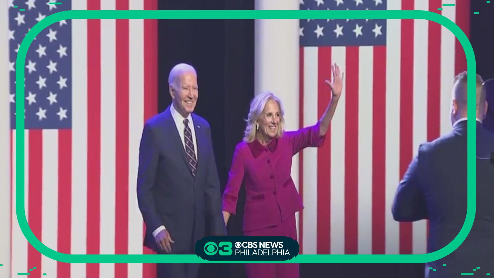 President Joe Biden discusses fight for democracy in Montgomery County ...