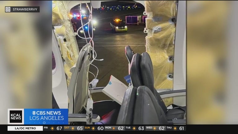 Alaska Airlines flight forced to make emergency landing after window blows out in mid-air - CBS ...