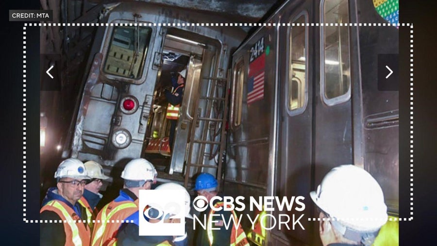 NTSB begins investigation into NYC train collision that caused subway derailment - CBS New York