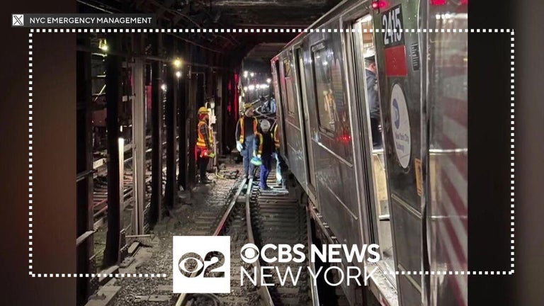 Service on 1/2/3 subway fully restored after collision, derailment - CBS New York