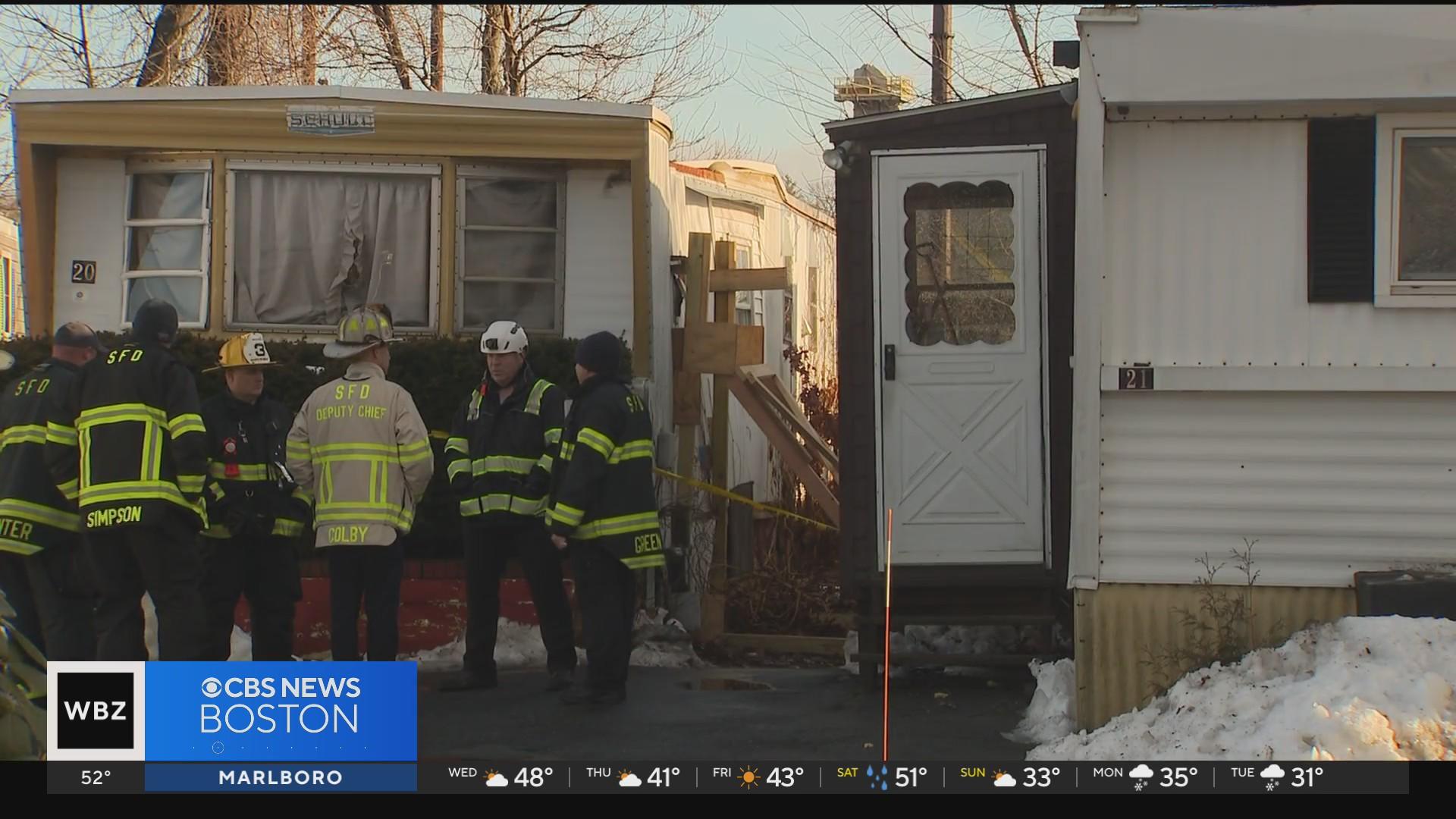 Melting snow, heavy rain cause mobile home roof to collapse in ...
