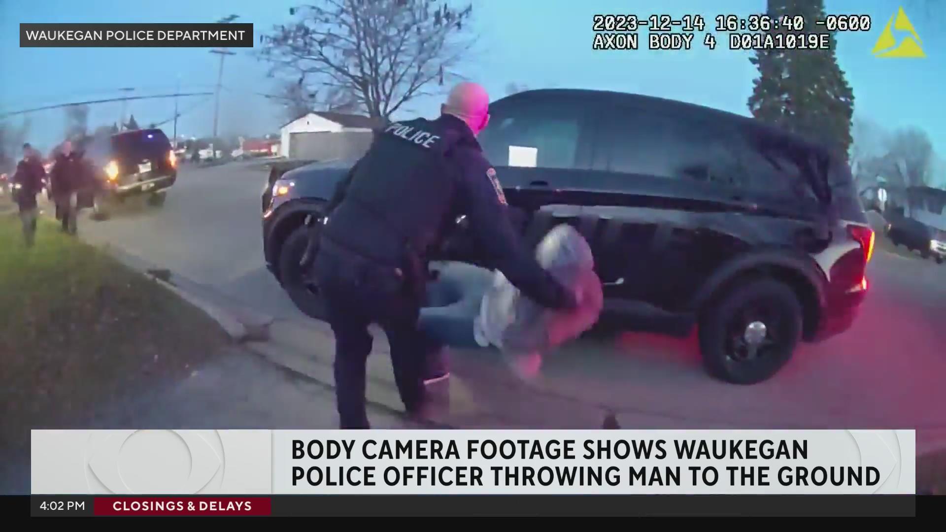 Video shows Chicago area police officer throw handcuffed suspect to ...