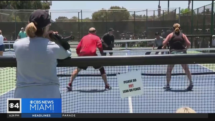 Miami Marine Stadium turned into a pickler's dream come true - CBS Miami