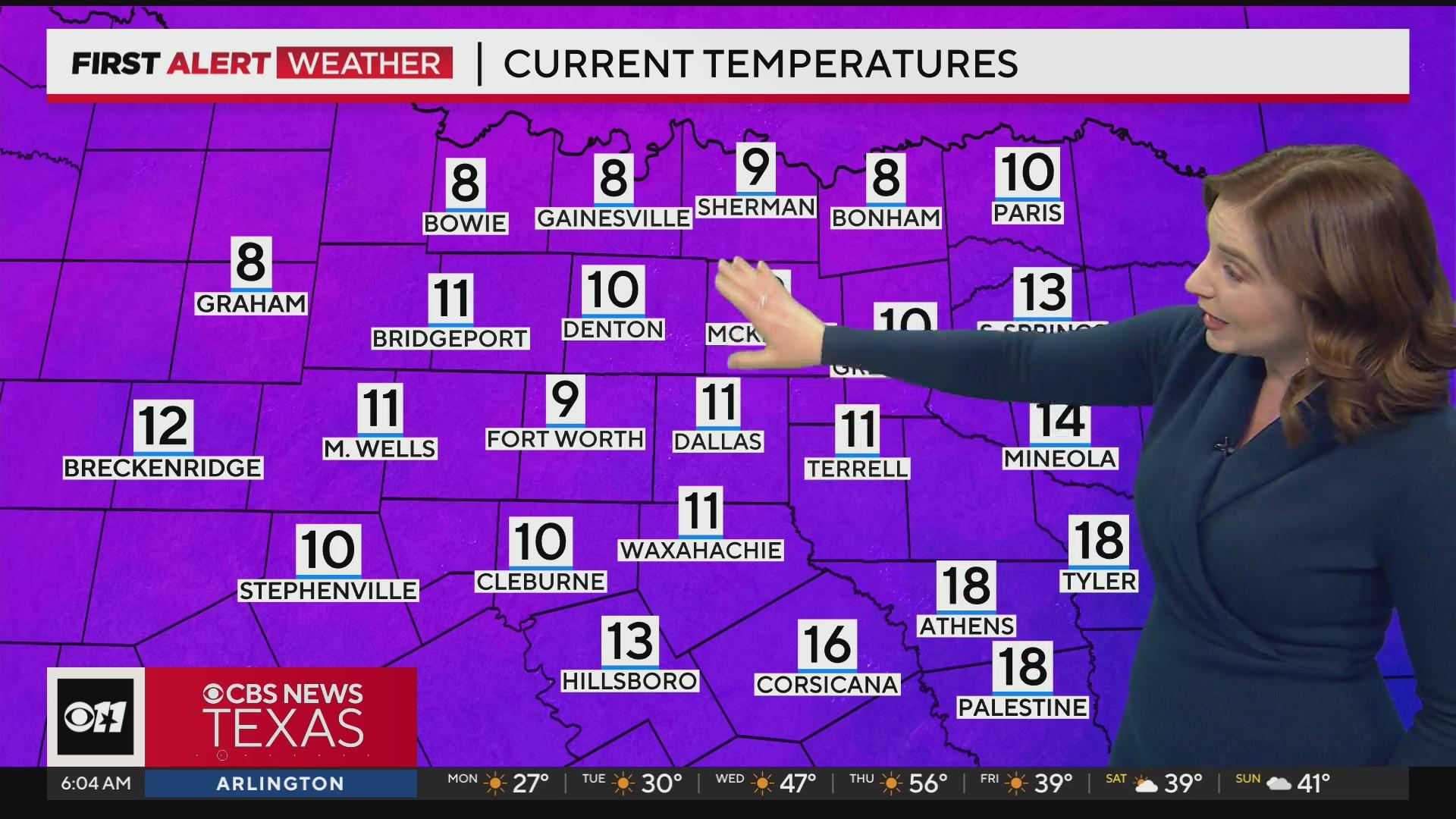 Weather alerts in place as dangerous cold, wintry mix cover North Texas ...