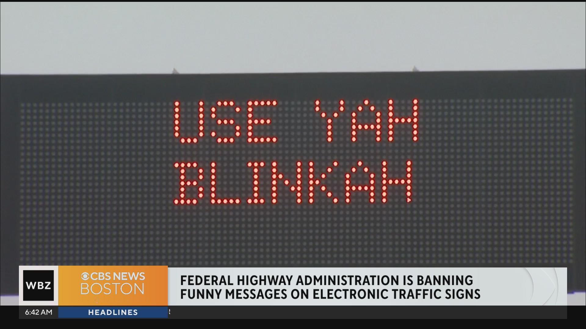 Funny and clever highway sign messages going away in Massachusetts and ...