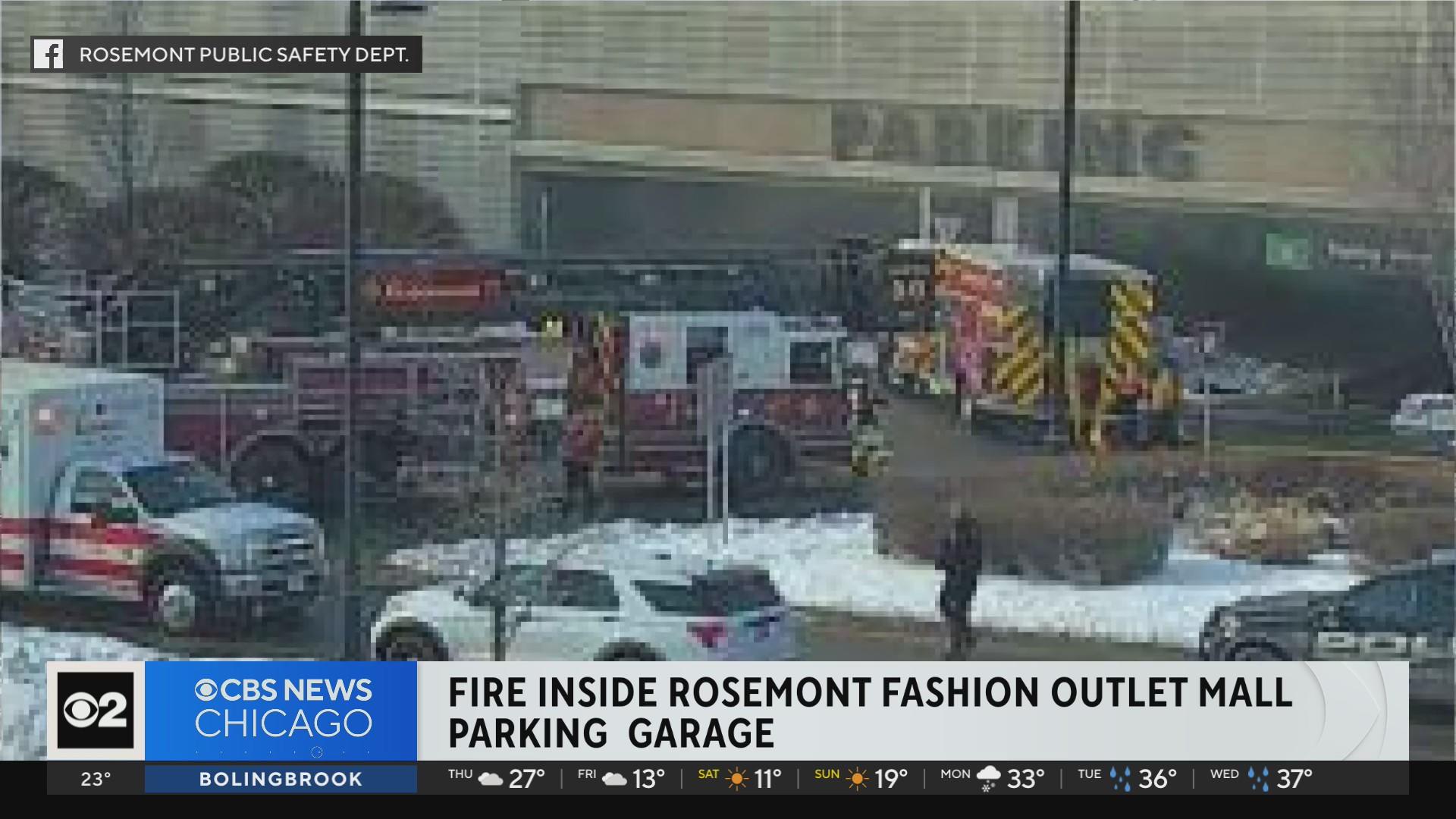 Electric vehicle catches fire in parking garage of suburban Chicago ...