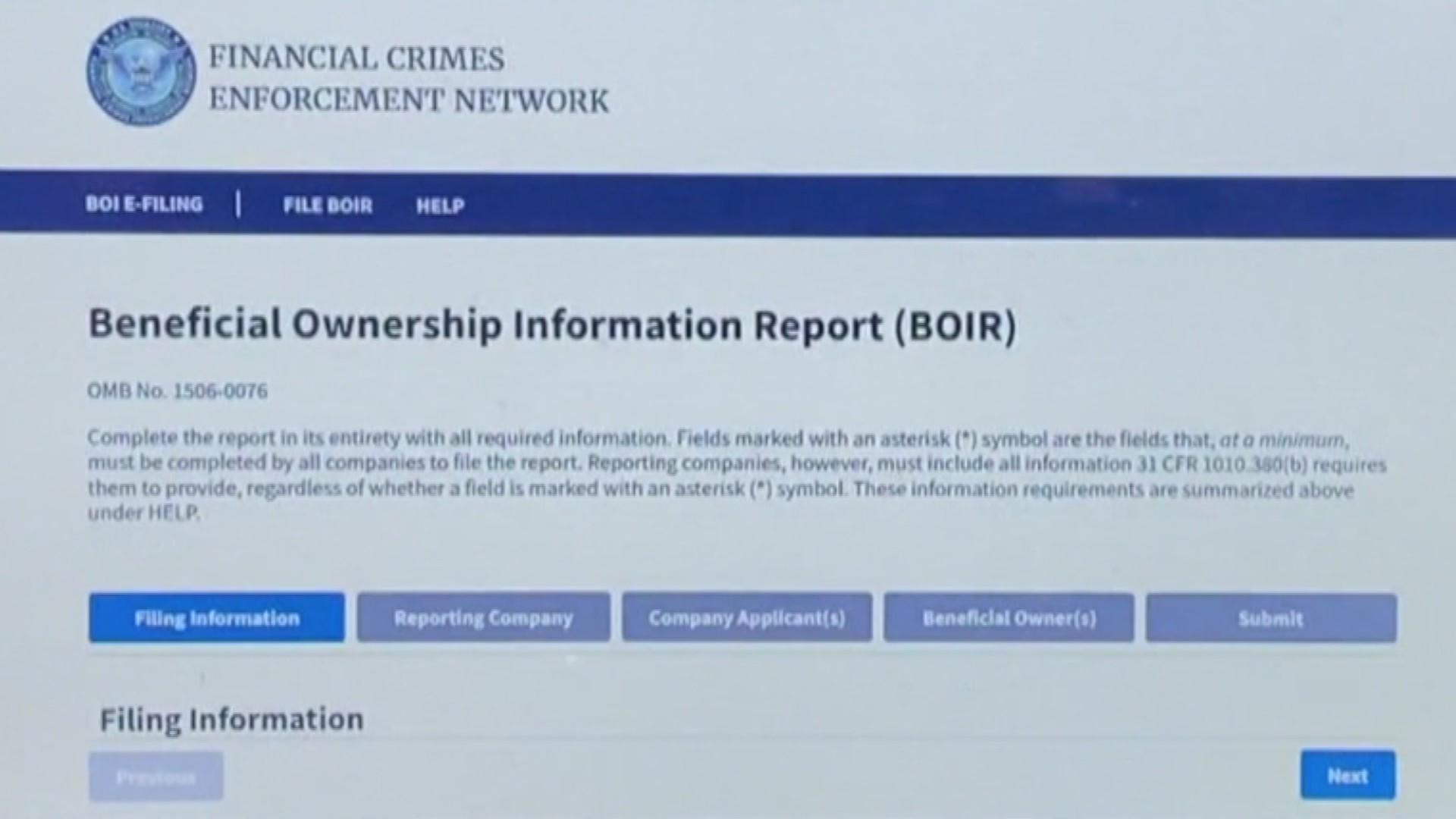 New law meant to catch money launderers could catch many small business ...