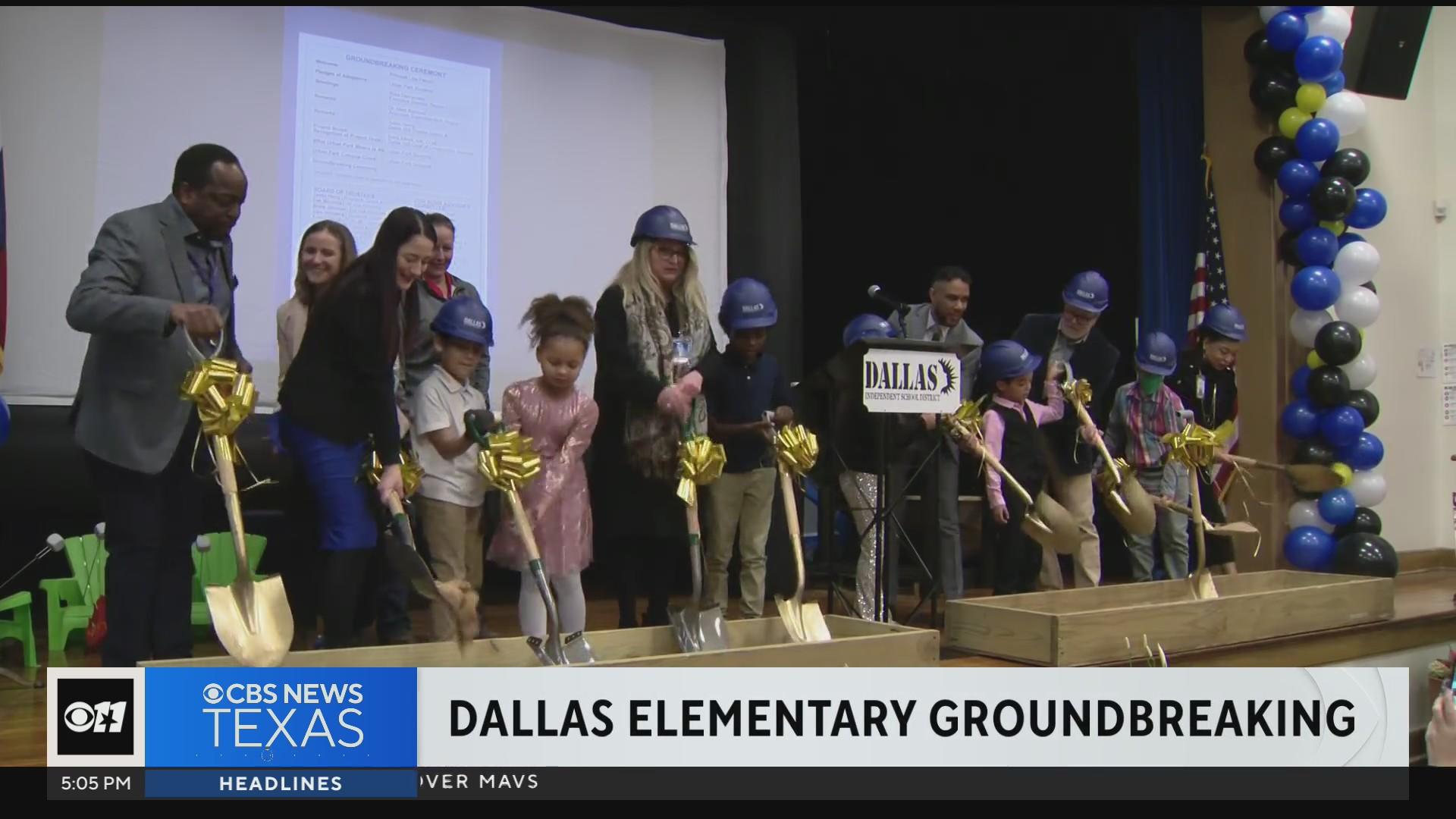 New multimillion-dollar DISD school breaks ground - CBS Texas