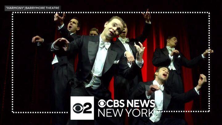 Broadway's "Harmony" tells story of all-male singing group forced to disband during the ...