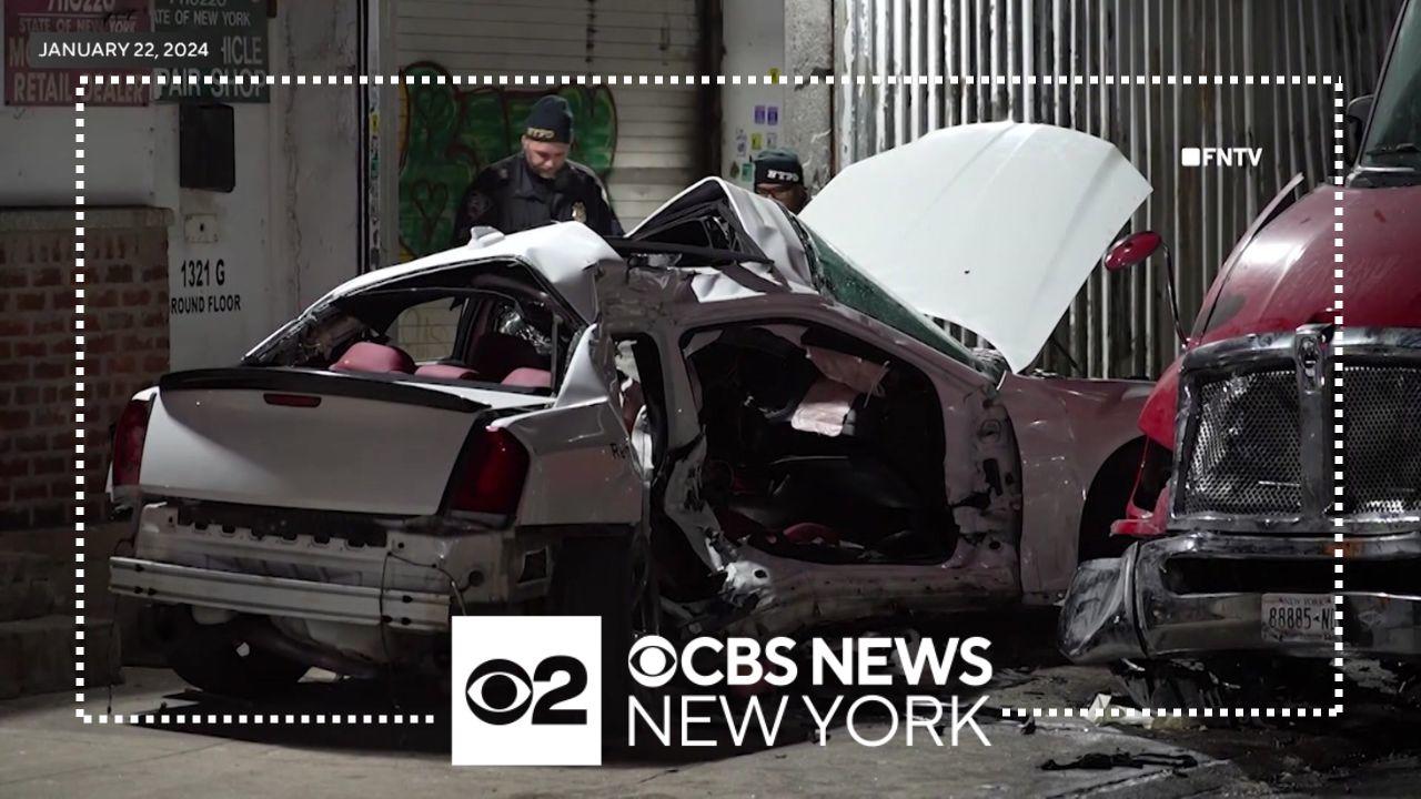 Driver arrested in deadly reckless driving crash in the Bronx - CBS New York