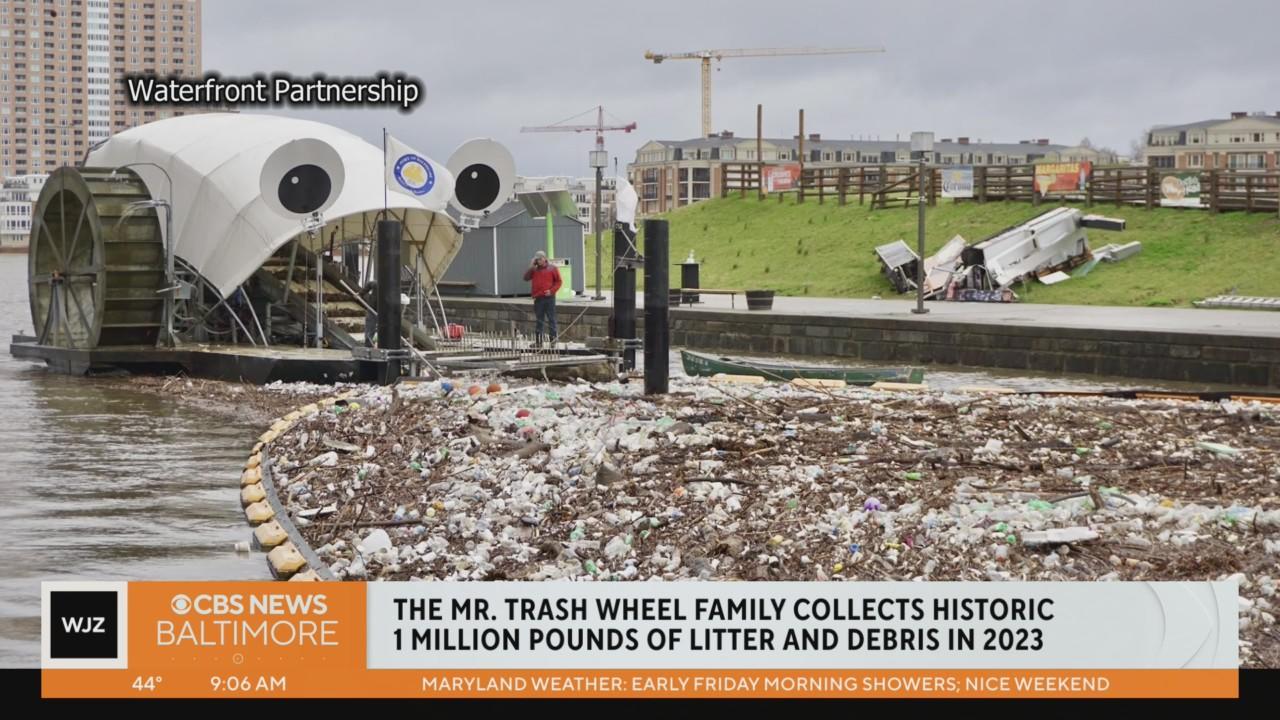 Wheely cool: Baltimore's Trash Wheel family ate a million pounds of ...