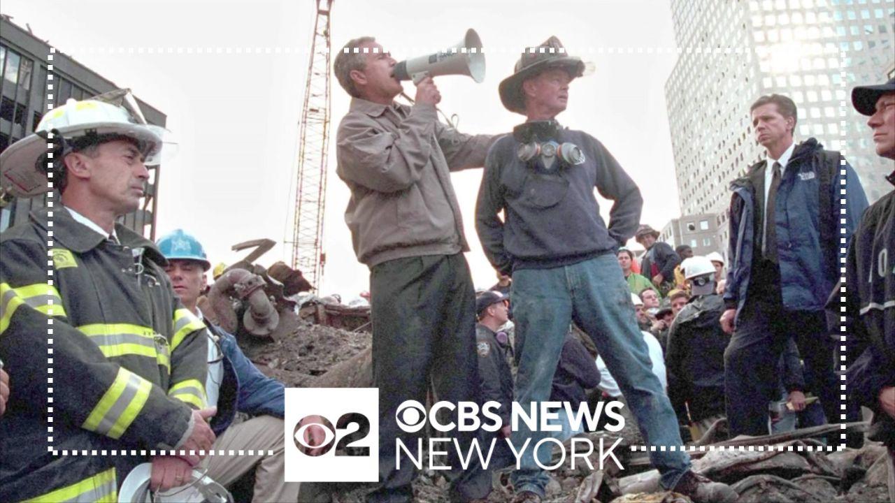 Bob Beckwith, FDNY firefighter in iconic 9/11 photo with President George W. Bush, dies at 91 ...
