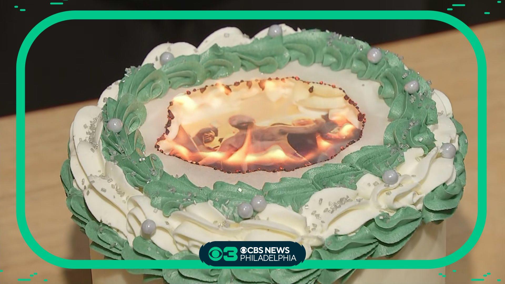 Kay Kay's bakery in South Philadelphia goes viral with Jason Kelce "burn cake" - CBS Philadelphia