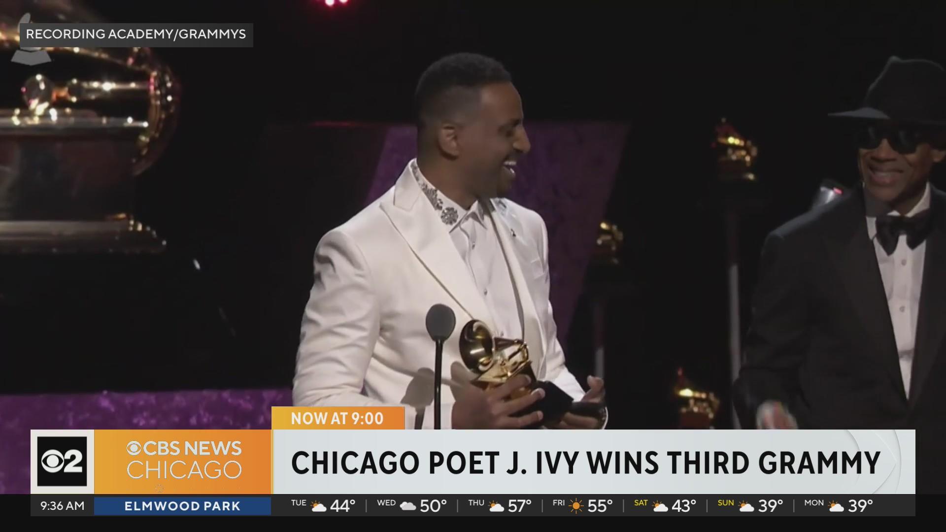 Chicago poet J. Ivy wins Grammy for Best Spoken Word Poetry Album - CBS Chicago