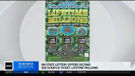 New $50 Massachusetts Lottery scratch ticket "Lifetime Millions" now on ...