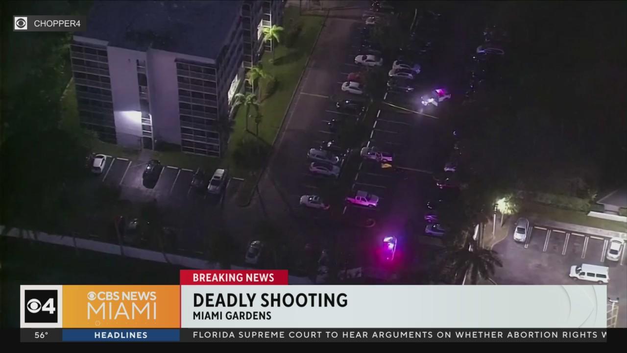 One dead in Miami Gardens shooting - CBS Miami