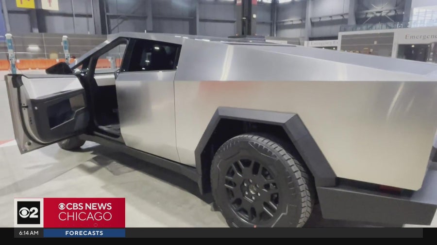 Tesla Cybertruck coming to Chicago's 2024 Auto Show - CBS Chicago
