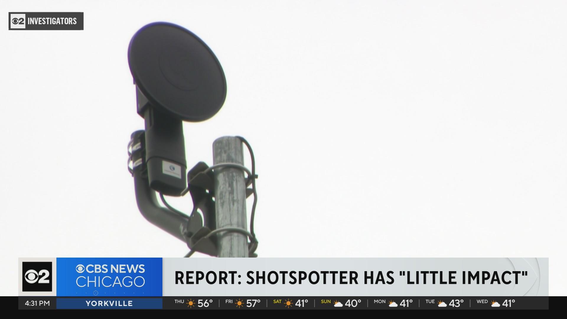 ShotSpotter has little impact on arresting shooters in Chicago, report ...