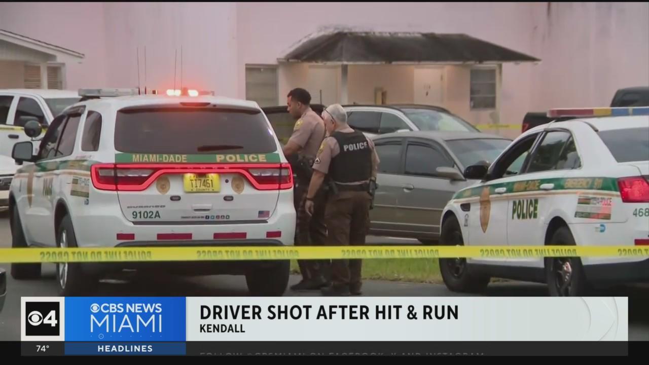 Parking lot hit and run led to shooting in SW Miami-Dade - CBS Miami