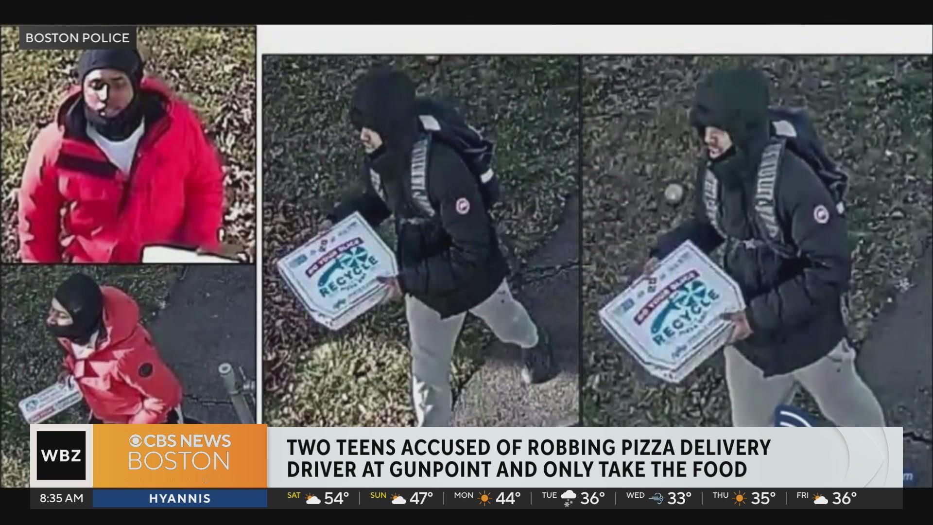 2 teens wanted for stealing food from pizza delivery driver at gunpoint ...