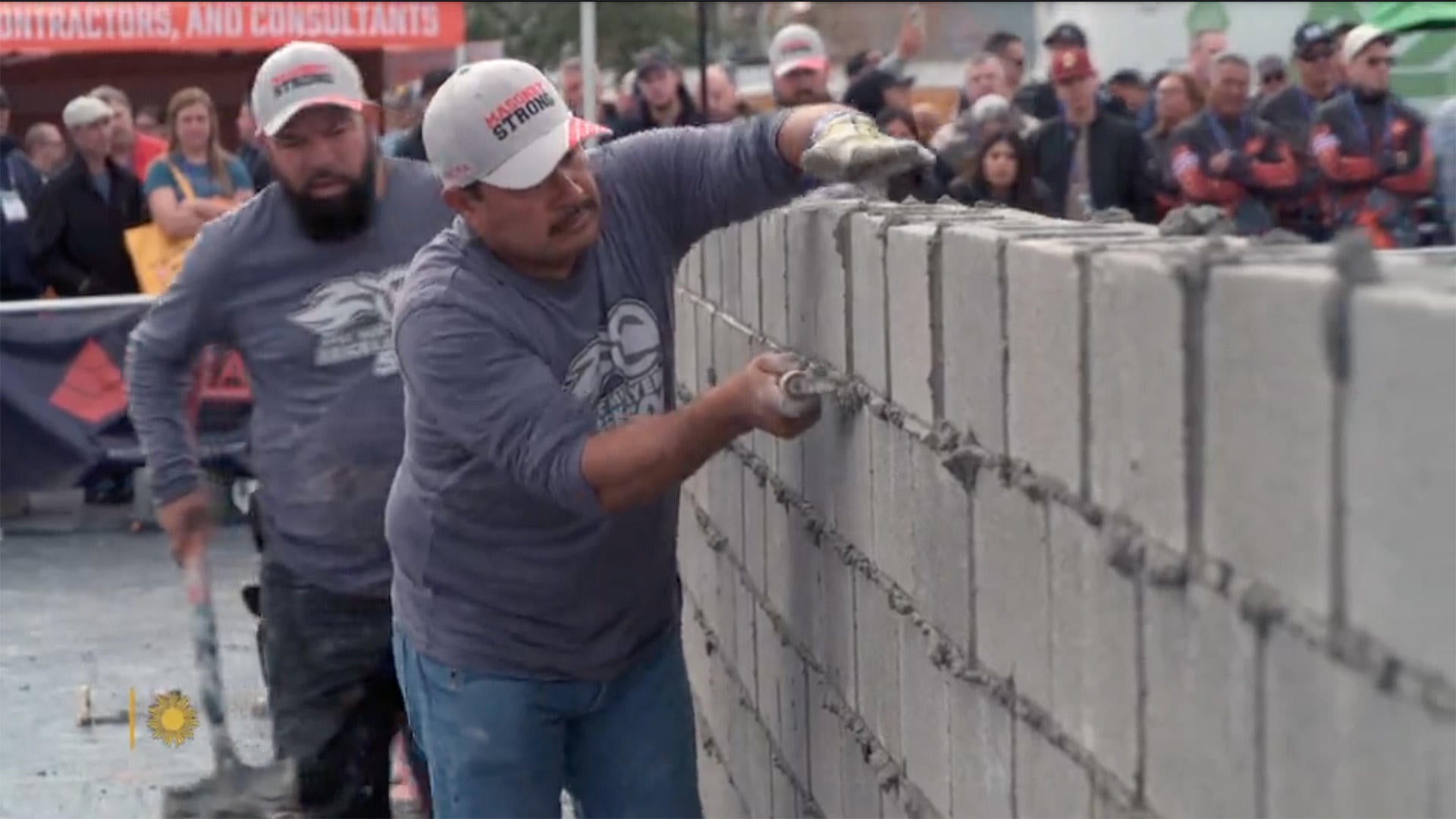 Real "rock stars" at the World of Concrete - CBS News