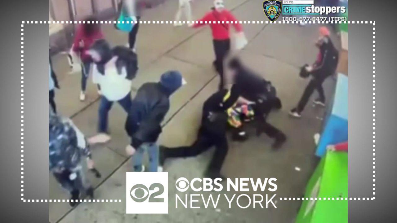 Teenager arrested in connection to Times Square assault on NYPD ...