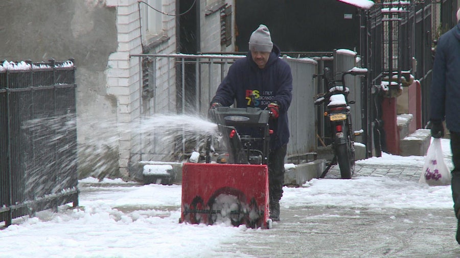 Winter storm hits the Northeast — here's how much snow fell - CBS News