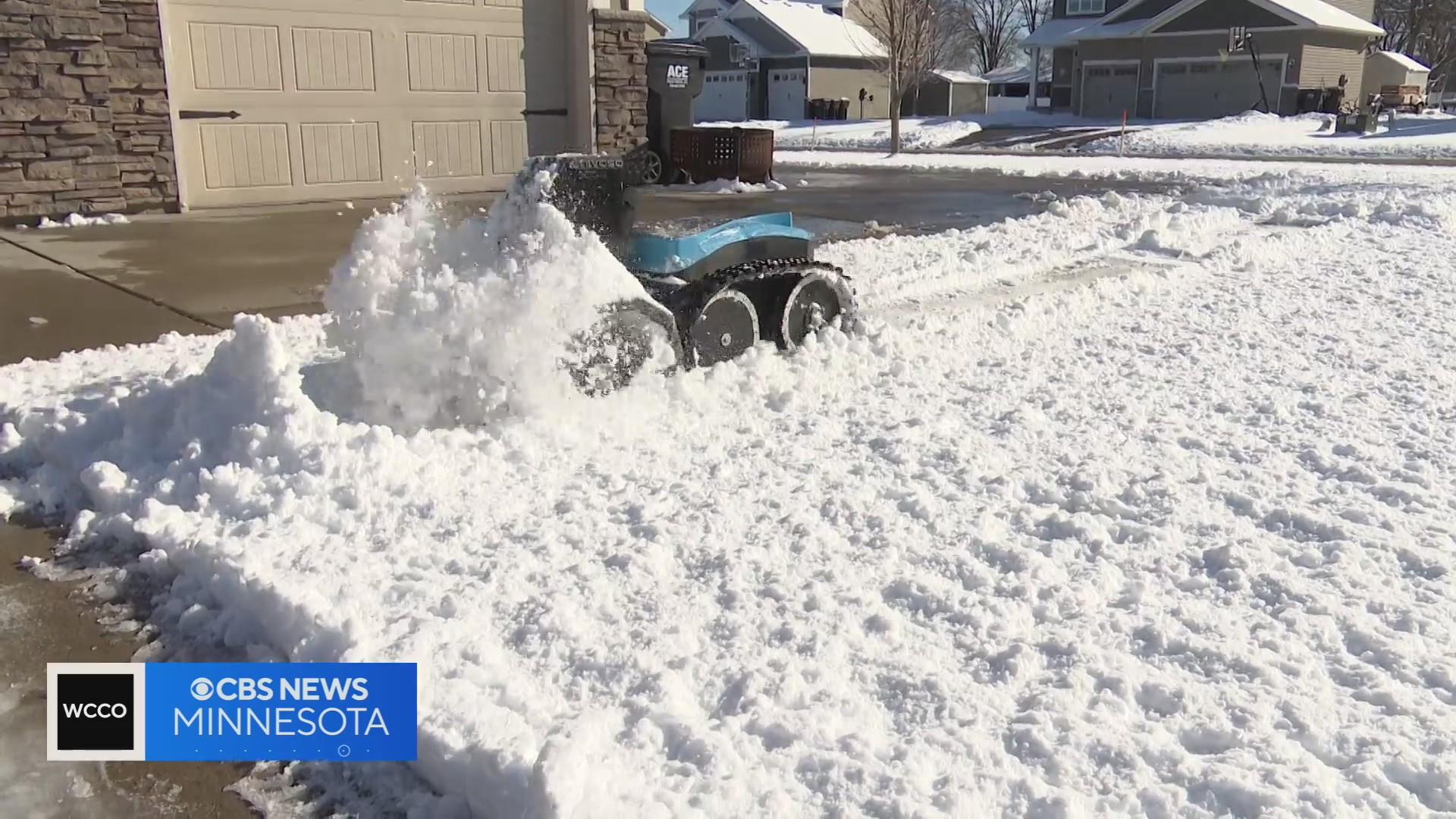 University of Minnesota student invents "Roomba for snow" - CBS Minnesota