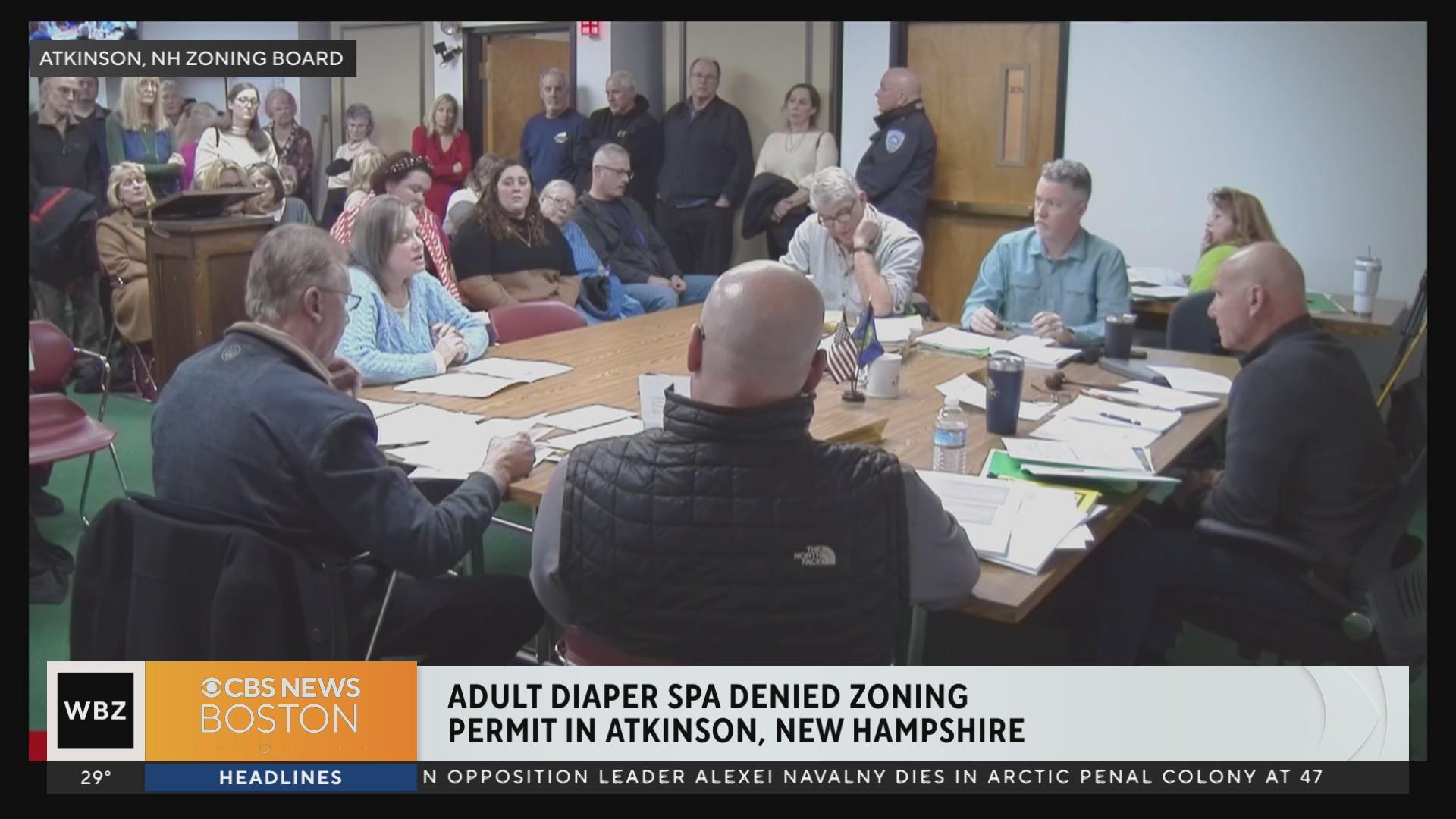 Adult diaper spa denied zoning permit in Atkinson, New Hampshire over ...