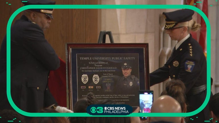 Temple University remembers slain Sergeant Christopher Fitzgerald 1 ...