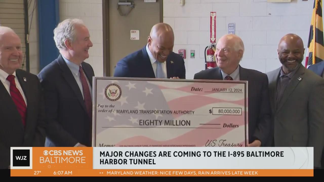 Major changes are coming to the I-895 Baltimore Harbor Tunnel - CBS ...