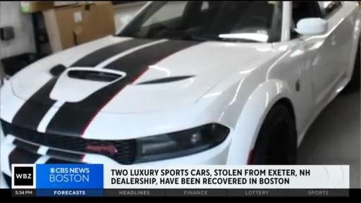 Stolen luxury cars from New Hampshire found in Back Bay garages - CBS ...