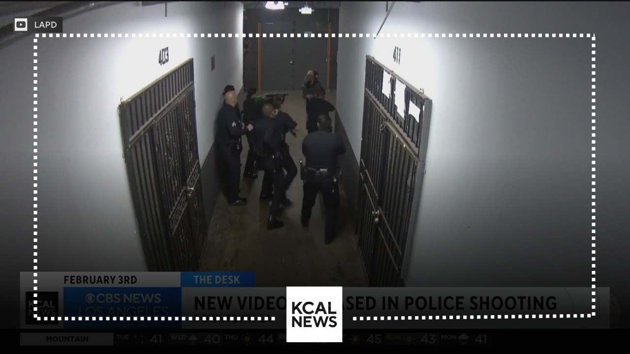 LAPD releases body cam footage from deadly shooting of man holding ...