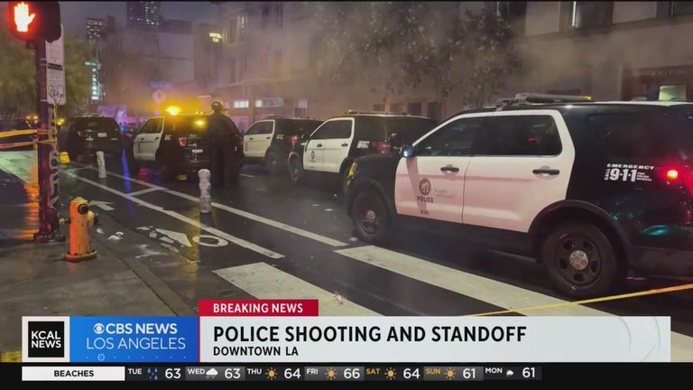 LAPD shoot at armed suspect in Skid Row - CBS Los Angeles