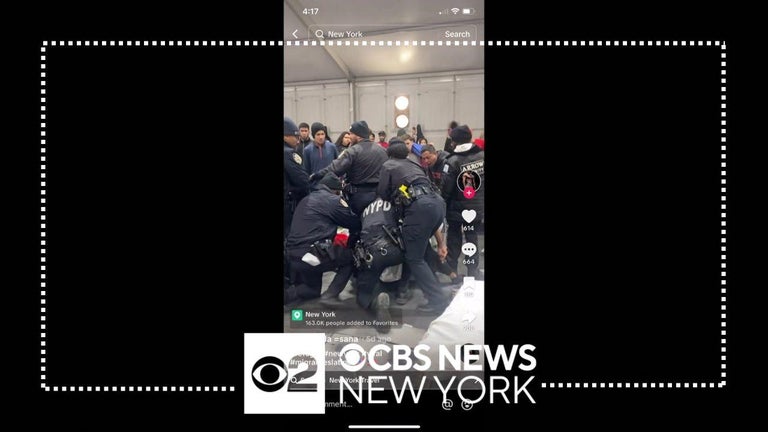 Man taken into custody at Randall's Island migrant shelter after resisting arrest, police say ...