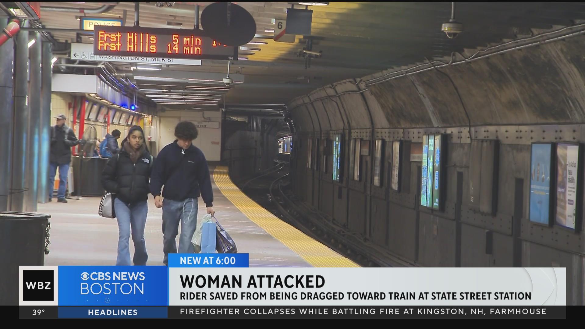 Man arrested at Boston MBTA station after allegedly pushing woman ...